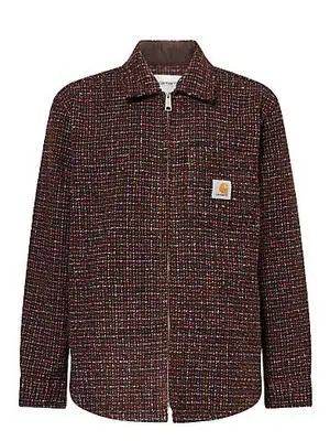 Carhartt Work In Progress Bellamy Boucle Woven Shirt - Bellamy Check Tobacco