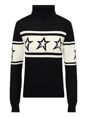 Perfect Moment Chopper Roll-neck Wool Jumper - Black