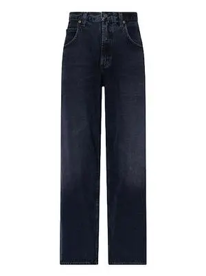AGOLDE Fusion Baggy Tapered-leg Denim Jeans - Boyd (blackened Indigo)