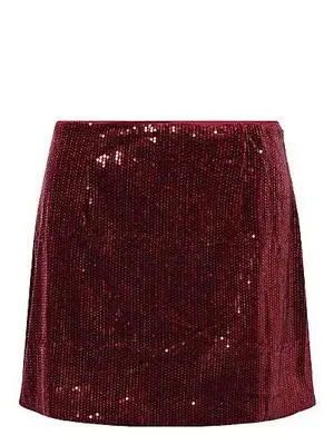 AMY LYNN Sequin Mini Skirt