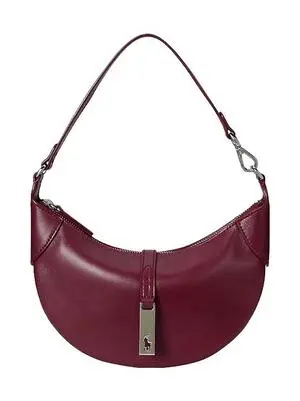 Polo Ralph Lauren Polo Id Mini Leather Shoulder Bag - Pomegranate