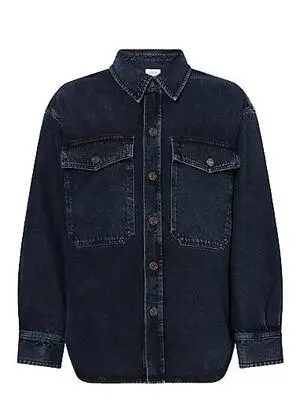 AGOLDE Park Shirt Denim Jacket - Boyd (blackened Indigo)