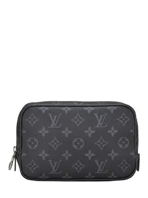 LOUIS VUITTON Monogram Eclipse Toiletry Pouch - Black