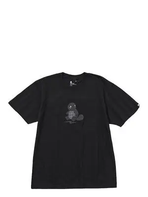 FRAGMENT X Pokemon Thunderbolt Project Squirtle Front Print Tee Shirt - Black