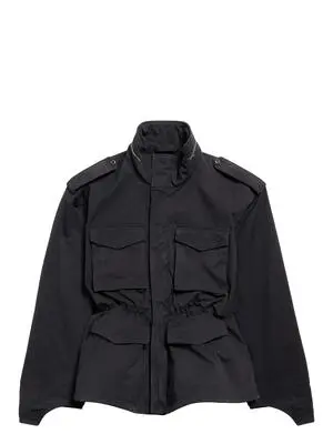 Balenciaga Hourglass Parka - Black