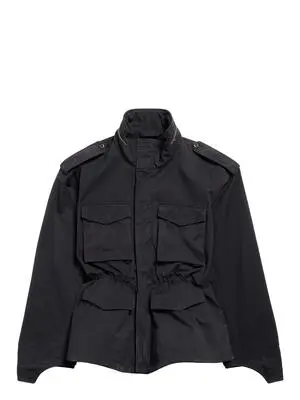 Balenciaga Hourglass Parka - Black