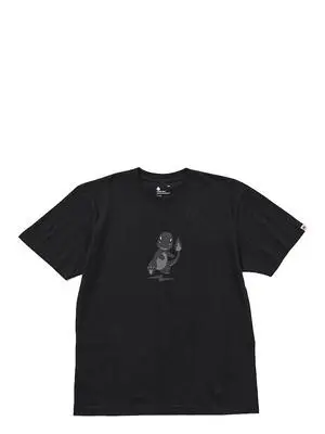 FRAGMENT X Pokemon Thunderbolt Project Charmander Front Print Tee Shirt - Black