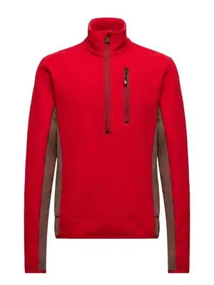 Moncler Half-zip Fleece Sweatshirt - Red