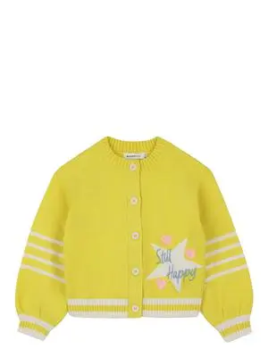BILLIEBLUSH Tricot Cardigan - Yellow