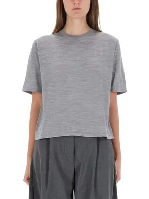 Theory Wool T-shirt - Grey