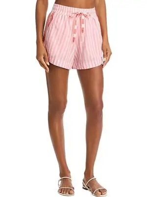 Echo Swim Cover-Up Shorts Beach Pink