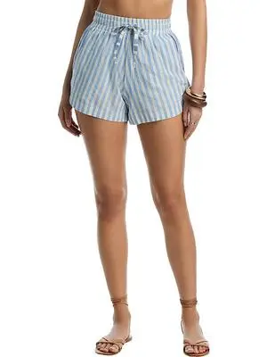 Echo Swim Cover-Up Shorts Chambray