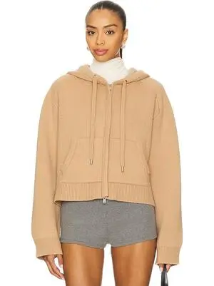 Simkhai Dakota Cropped Hoodie - Camel