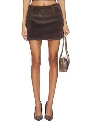 Steve Madden Aviva Skirt - Dark Espresso