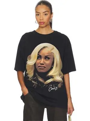 OTHER HER Cardi B Blonde Tee - Black