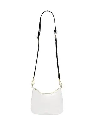 Stoney Clover Lane Clear Curved Crossbody Bag - Clear & Black