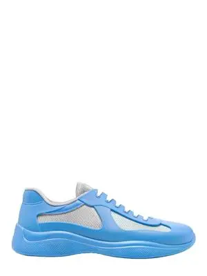 Prada 25mm America's Cup Sneakers Blue