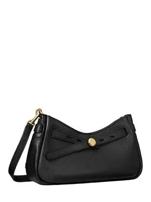 Tory Burch Romy Zip Top Crossbody - Black