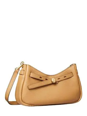 Tory Burch Romy Zip Top Crossbody Tiramisu