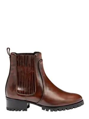 Sarah Flint Perfect Marnie Chelsea Boots - Brown Burnished Calf