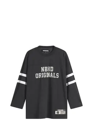 NEIGHBORHOOD Long Sleeve Football Shirt - Black