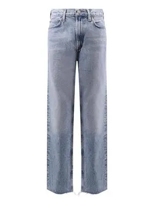 AGOLDE Leena Regenerative Cotton Jeans - Blue