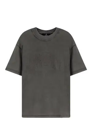 REPRESENT Embellished Cotton Tshirt - Grey