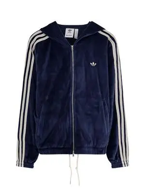 WALES BONNER X ADIDAS Chenille Sweatshirt - Blue