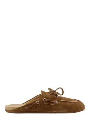 Miu Miu Suede Sandals - Brown