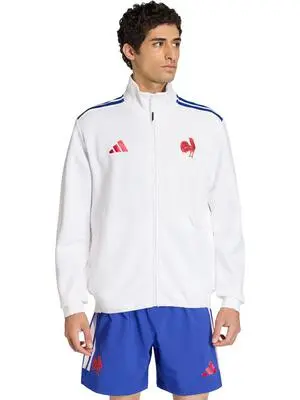 Adidas France Rugby Anthem Jacket - White