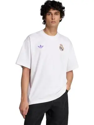 Adidas Real Madrid Lfstlr Tee - White