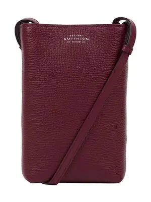 Smythson Leather Day Pouch - Red