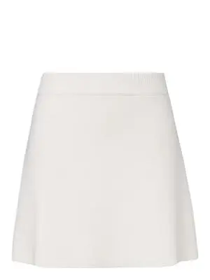 LISA YANG Knitted Mini Skirt Cream