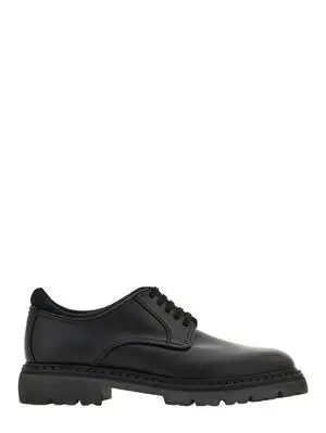 FERRAGAMO Derby Lace-up Shoes - Black