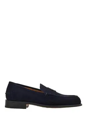 FERRAGAMO Tramezza Penny Loafer - Navy