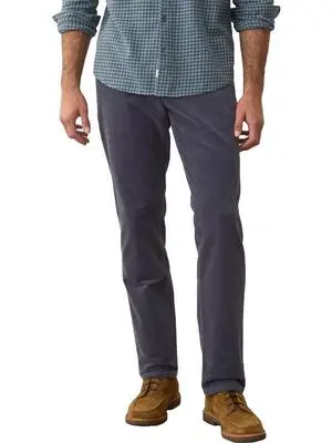 Marine Layer Saturday Slim Straight Leg Moleskin Chinos - Mood Indigo