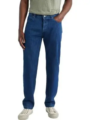 ALEX CRANE Straight Leg Organic Cotton Jeans - Indigo