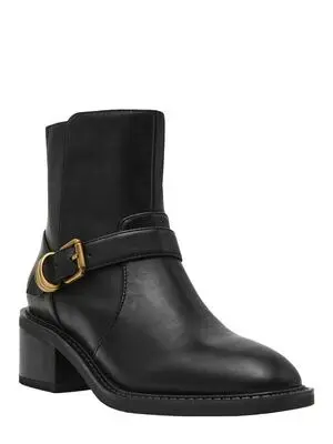 Anne Klein Amias Bootie - Black Smooth