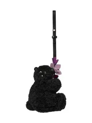 Kate Spade New York Critters Faux Shearling Penelope Bear Bag Charm - Black