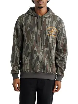 Brixton Danforth Graphic Hoodie - Bark Camo