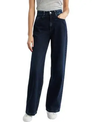 HUGO BOSS Marlene High Waist Wide Leg Jeans