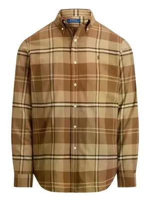Polo Ralph Lauren Brushed Twill Long-sleeve Shirt - Brown
