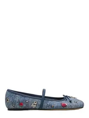 Marc Jacobs Sabrina Ballet Flats - Blue