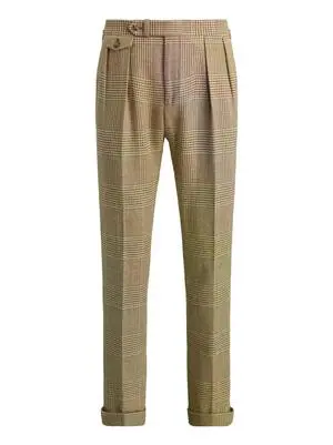 Polo Ralph Lauren Plaid Pleated Trousers - Neutrals