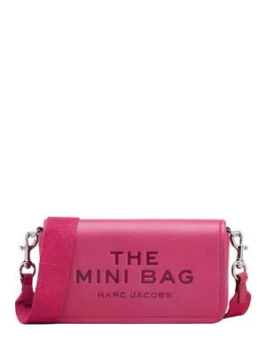 Marc Jacobs Mini Embossed-lettering Crossbody Bag - Pink