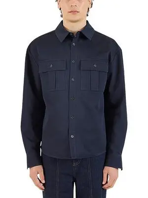 KROST Pleated Pocket Shirt - Dark Navy