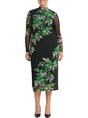ESTELLE Fiora Long Sleeve Mesh Dress - Ivy Fleur