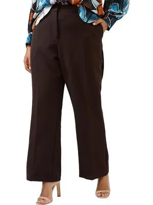ESTELLE Arabica Wide Leg Pants - Cocoa