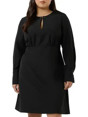 ESTELLE Nia Keyhole Dress - Black