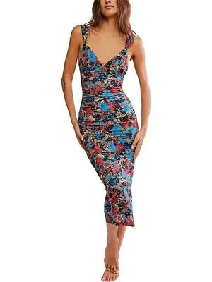 Womens Dresses Free People Free People Women's Falling Sun Midi Dress  Eloise Dress